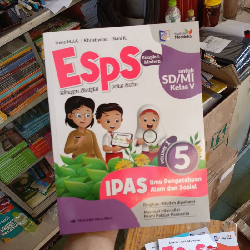 Jual ESPS IPAS ILMU PENGETAHUAN ALAM DAN SOSIAL VOLUME 1 UNTUK SD & MI KELAS 5 KURIKULUM MERDEKA ...