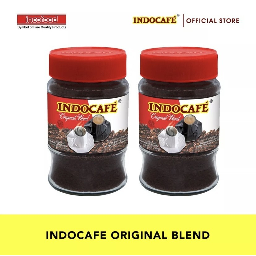 Jual Indocafe Original Blend Kopi Bubuk Botol / Jar 200Gram | Shopee Indonesia