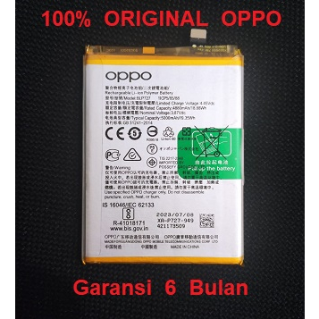 Jual Baterai Battery Oppo A5 2020 A9 2020 BLP727 Original 100% | Shopee ...