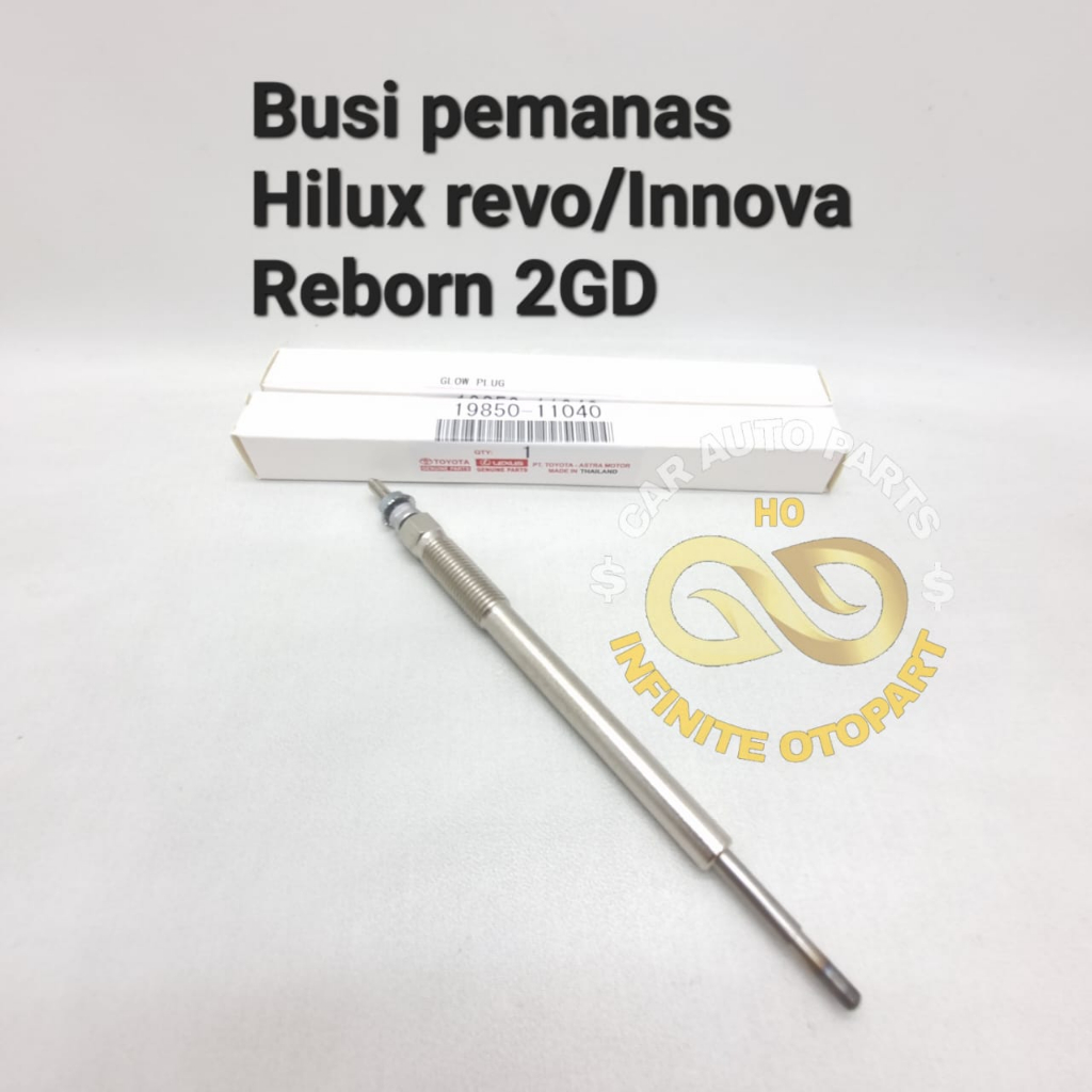 Jual BUSI PEMANAS GLOW PLUG TOYOTA HILUX REVO 2GD INNOVA REBORN 19850 ...