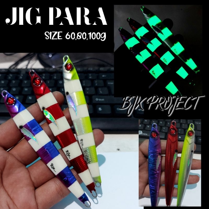 Jual UMPAN PANCING METAL JIG PARA 60,80,100g ZEBRA GID FOIL | Shopee ...