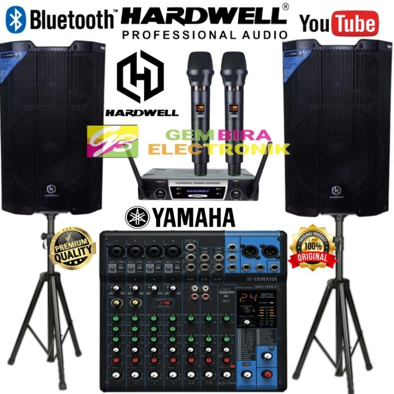 Jual Paket Speaker Aktif Hardwell Dsr 15 Pro 15pro 15 Inch 1000 Watt