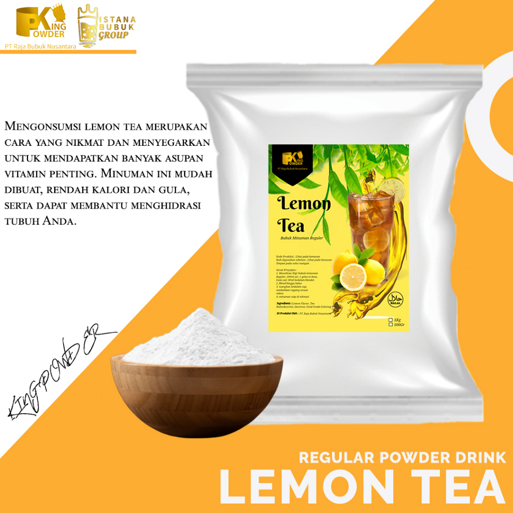Jual Bubuk Lemon Tea 1Kg Bubuk Minuman Lemon Tea 1Kg LEMONTEA 1KG | Shopee Indonesia