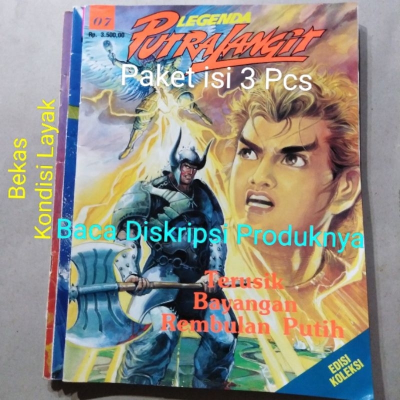 Jual Buku Cergam Komik Legenda Putra Langit nomor 07 08 09 Terusik ...