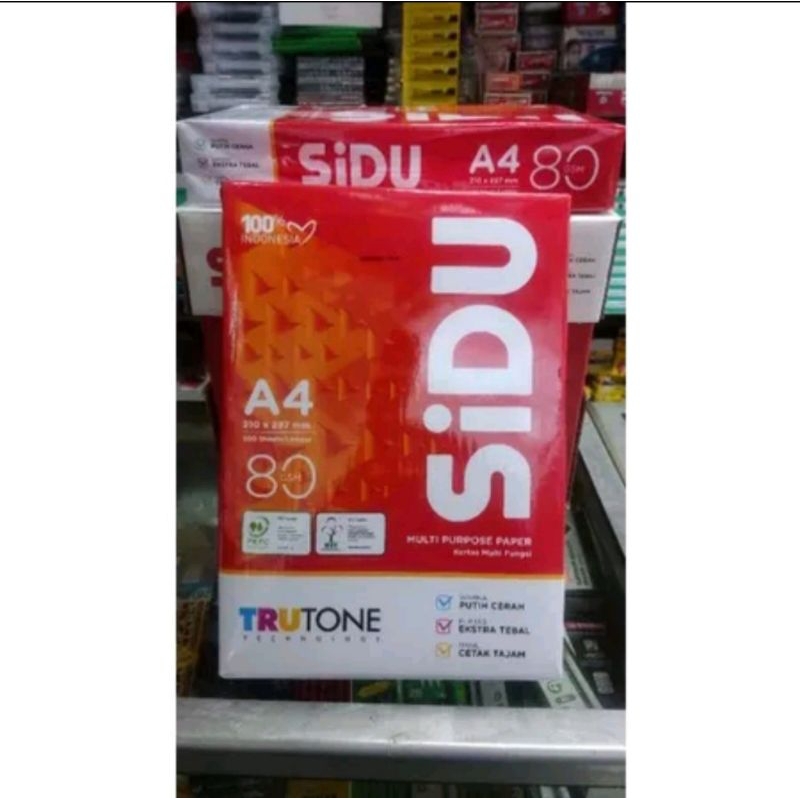 Jual KERTAS A4 MERK SIDU/SINAR DUNIA 80 GRAM | Shopee Indonesia