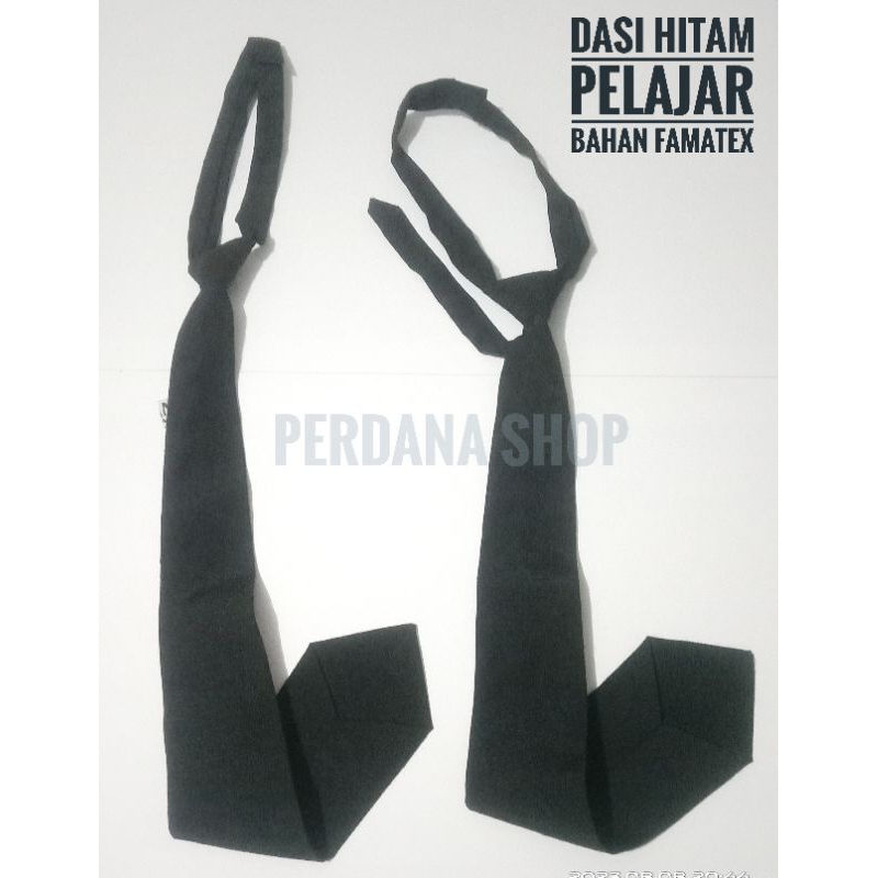 Jual dasi hitam pelajar bahan famatex | Shopee Indonesia