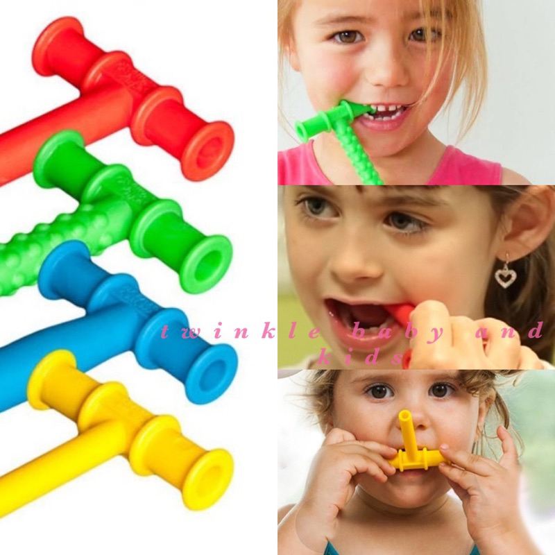 Jual Chewy Tube Alat Gigit / Kunyah Anak (Teether) untuk latihan wicara ...