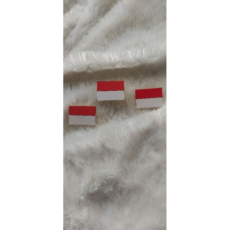Jual Stiker Bendera Merah Putih per Pack 100pcs ( Stiker tempel Pipi ...