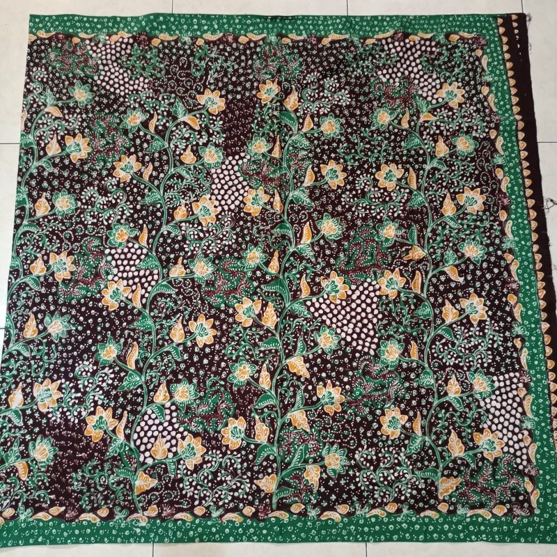 Jual batik tulis lasem 3 warna kuning hijau merah kecoklatan | Shopee ...