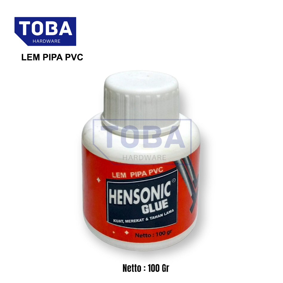 Jual Lem Pipa PVC Botol Hensonic 100gr Lem Pipa Paralon Glue 100 gram ...