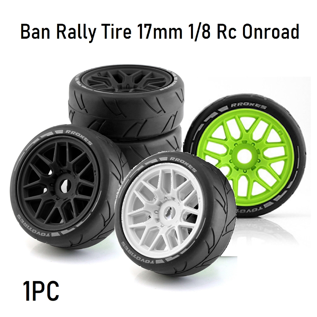 Jual Ban Rally Buggy Tire 17mm 1/8 Rc Onroad Rally WRC FS Racing Flat ...