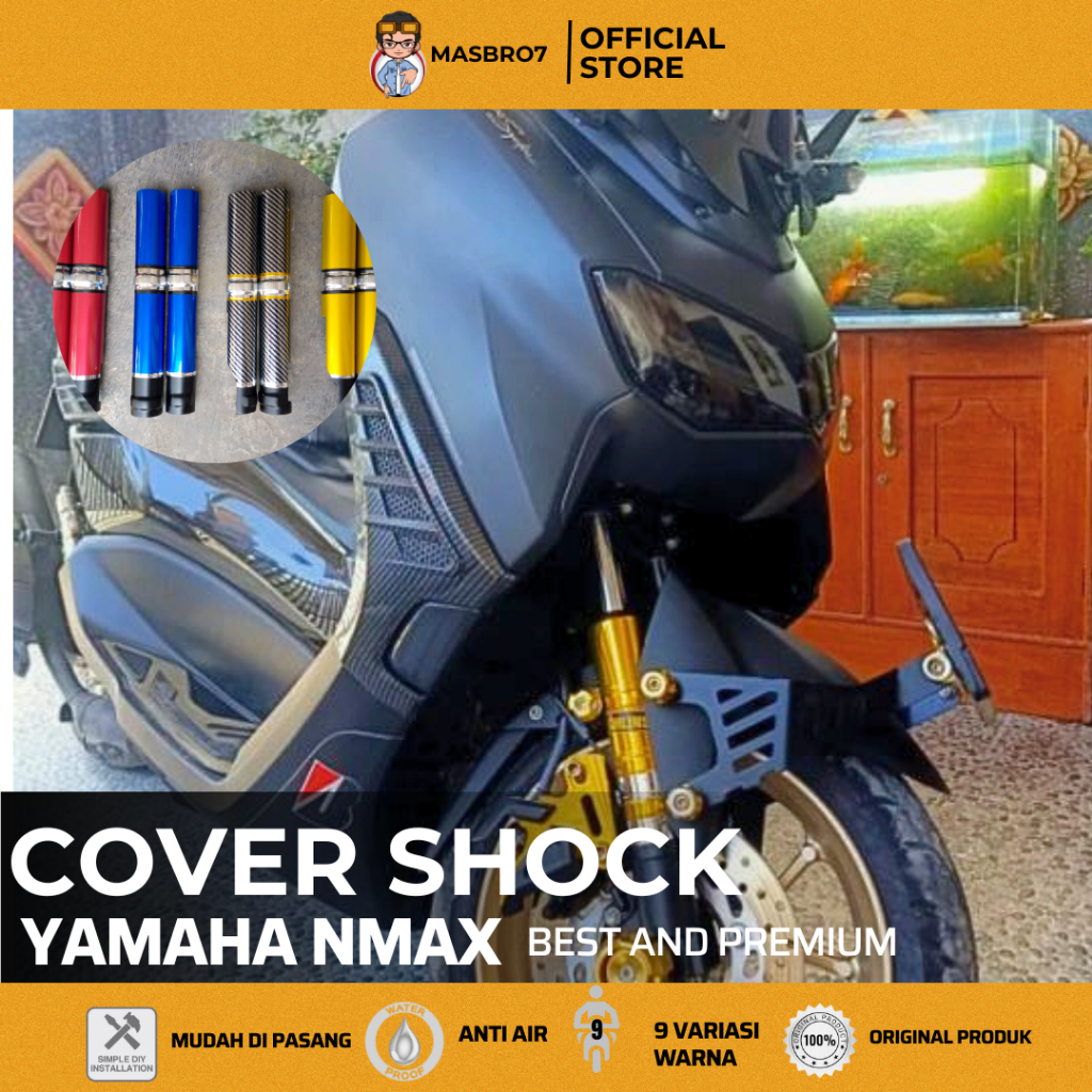 Jual COVER SHOCK Variasi Motor Yamaha Nmax Modifikasi Motor | Shopee ...