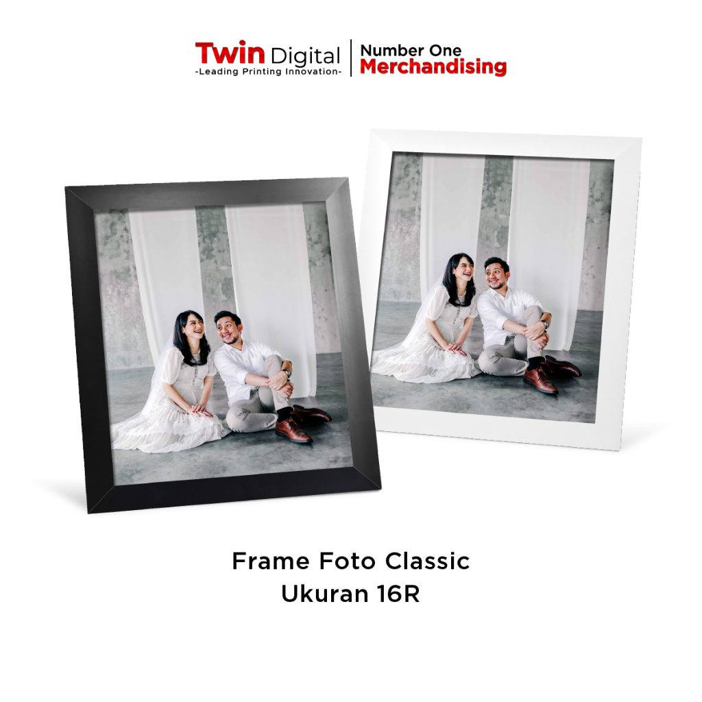 Jual Twindigital Frame Foto Classic 16R + Kaca Pajangan Ruang Tamu ...