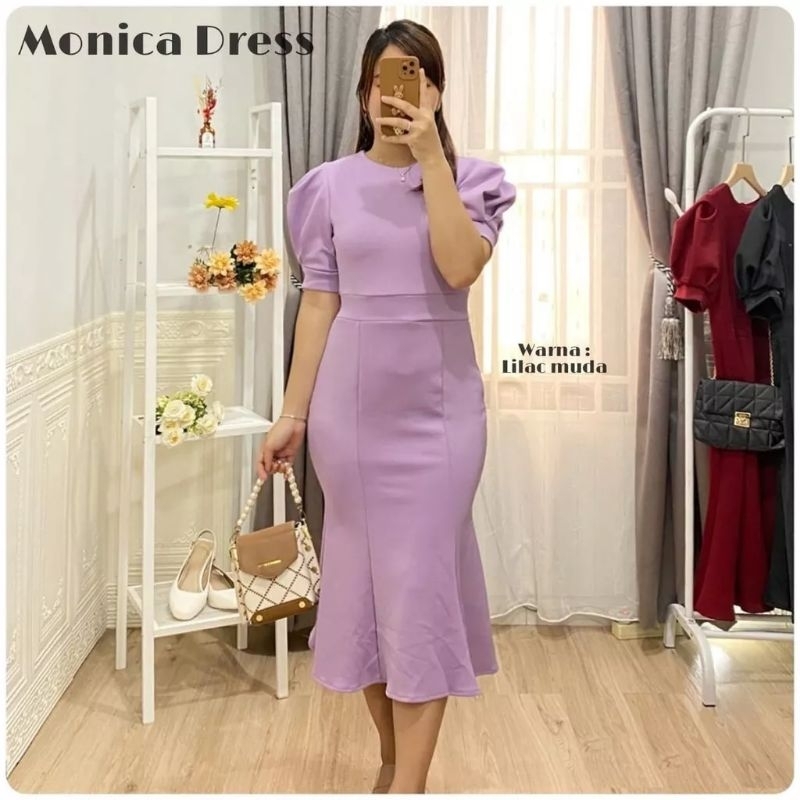 Jual Dress Casual Kerja Kantor Model Fishtail | Shopee Indonesia