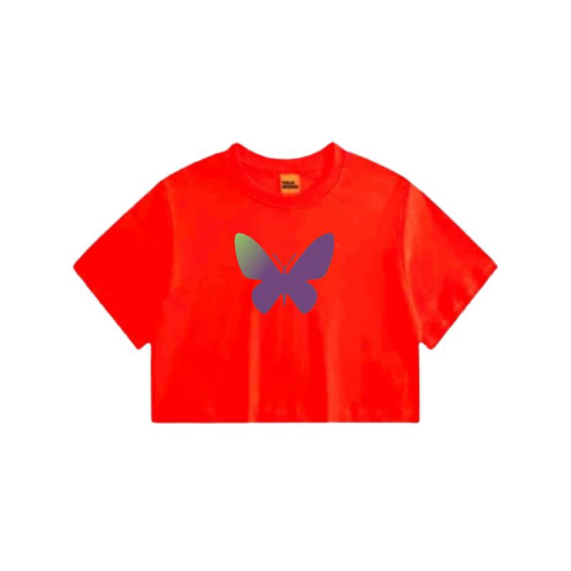 Jual MOLA,Basic Crop Top Anak Perempuan Usia 1-11 Tahun / Kaos Crop ...