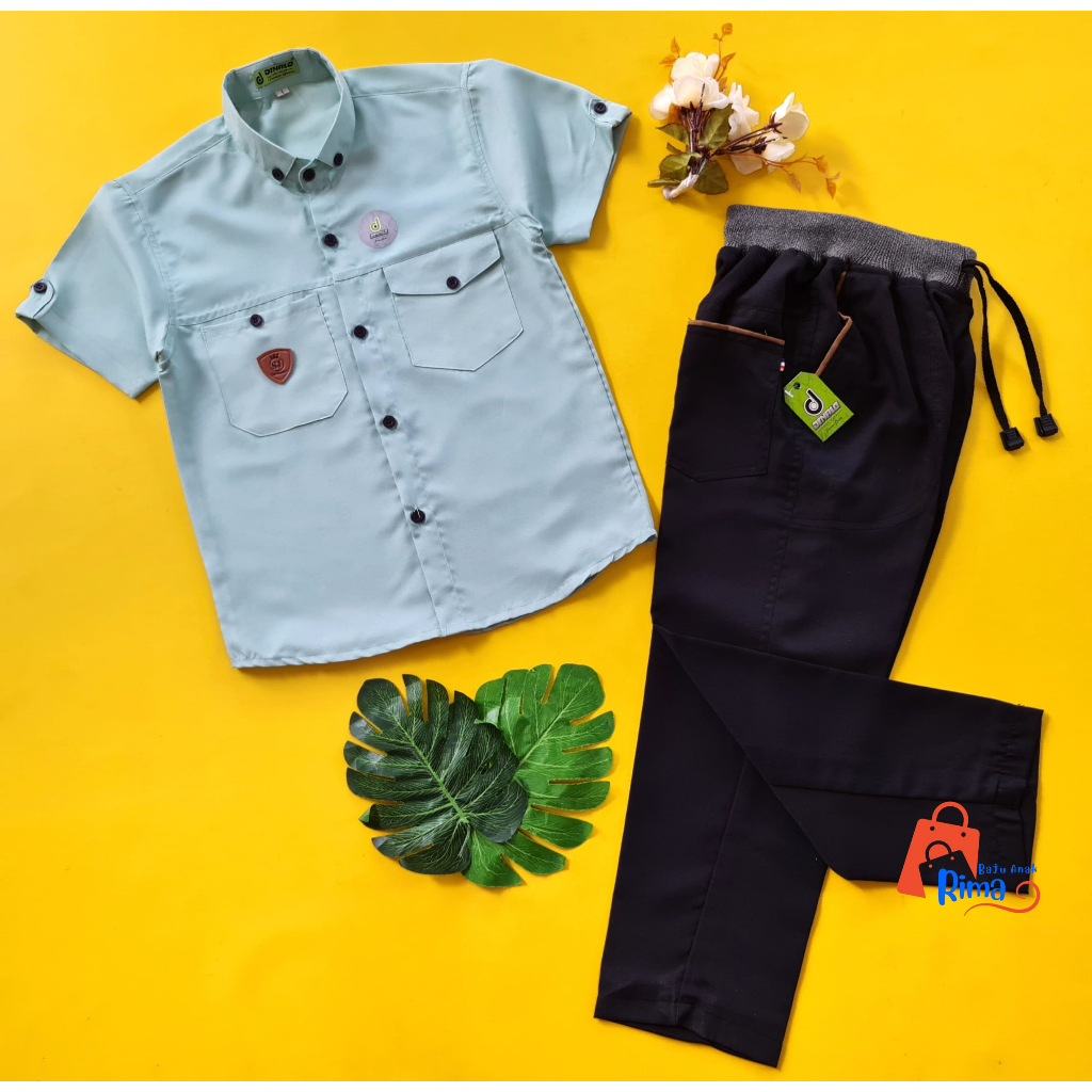 Jual BISA COD//GRATIS ONGKIR EXTRA//Tampil Rapi dan Gaya dengan Setelan Kemeja Polos Lengan ...