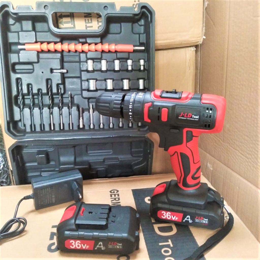 Jual BOR BATRAI CORDLESS JLD 36VF seri J36-2 Impact tembok beton | Shopee Indonesia