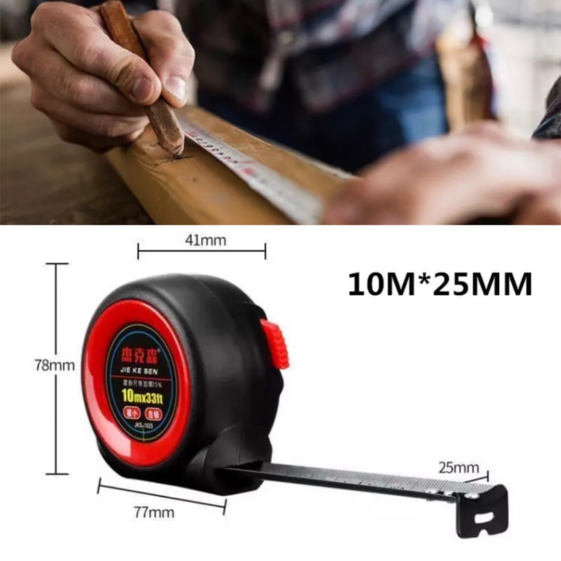 Jual Meteran Roll 10 Meter 10 M Bangunan Tukang Rumah - Measuring Tape ...