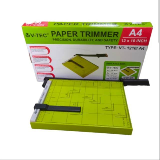 Jual V Tec Alat Pemotong Kertas Besi A4 F4 Paper Cutter Trimmer
