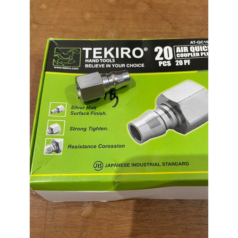 Jual TEKIRO Sambungan selang kompressor (AIR QUICK COUPLER PLUG) | Shopee Indonesia
