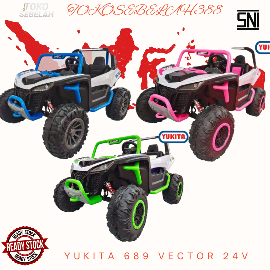 Jual Mainan Anak Mobil Aki VECTOR - YUKITA 689 4WD - Maenan Mobilan ...