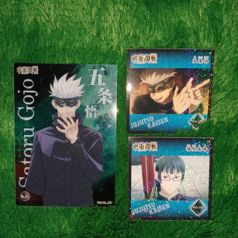 Jual pergepengan anime transparant transparan photocard gojo satoru ...