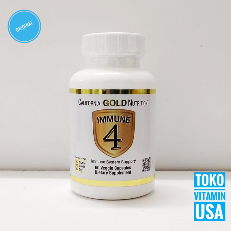 Jual California Gold Nutrition Immune 4 Immune System Support 60 ...