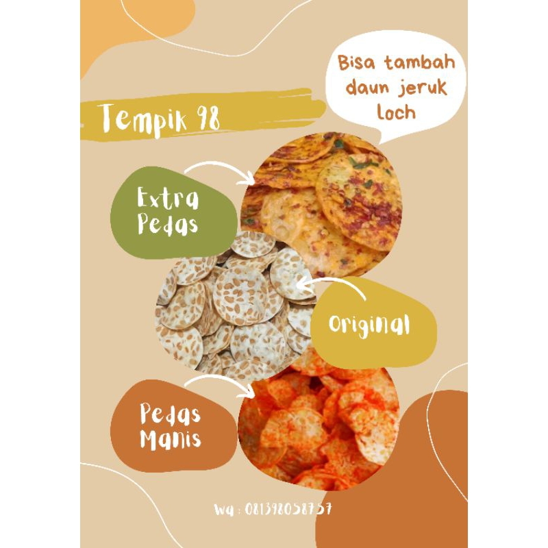 Jual Keripik Tempe ( Tempik 89 ) | Shopee Indonesia