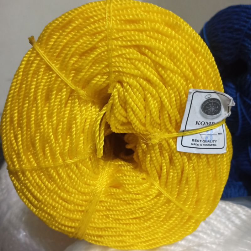 Jual tambang 3mm/roll. tali tambang warna kuning. tambang murah. tali ...