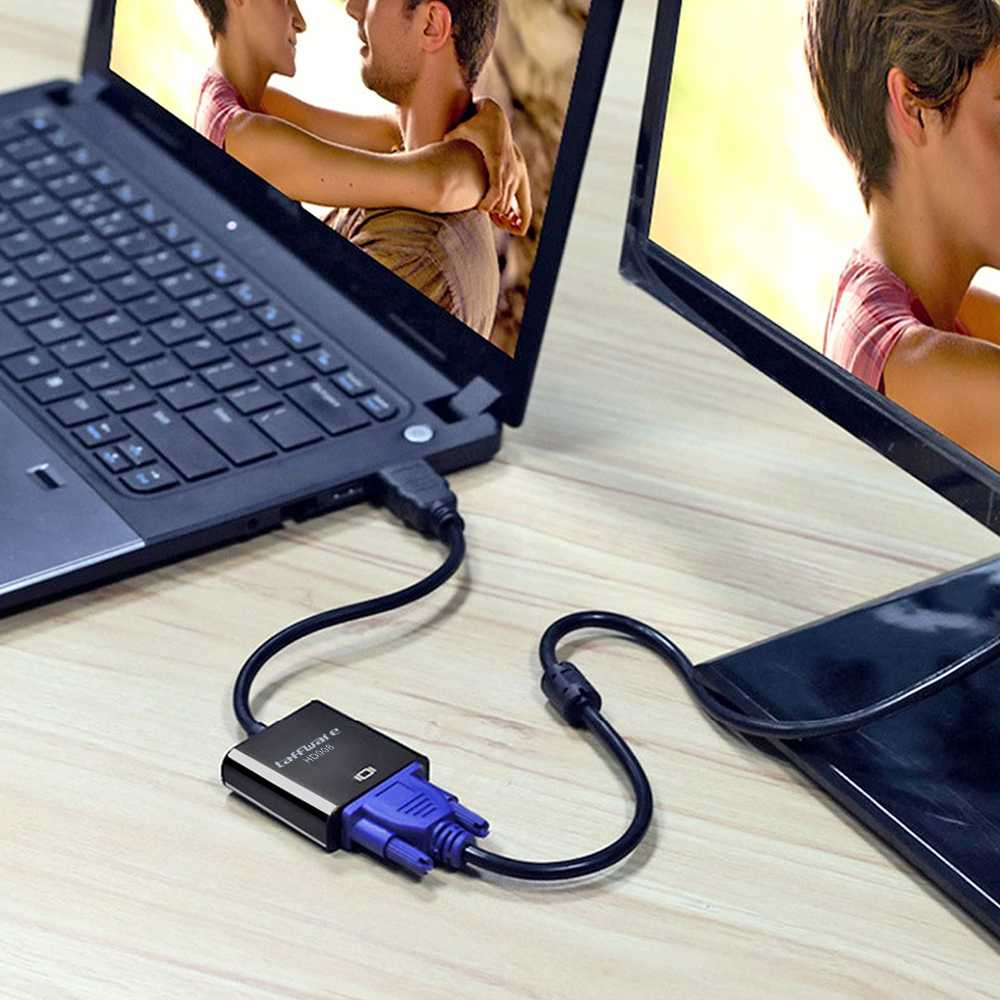 Jual CONVERTER Taffware Kabel Adaptor HDMI ke VGA Female - HD008 HDMI ...