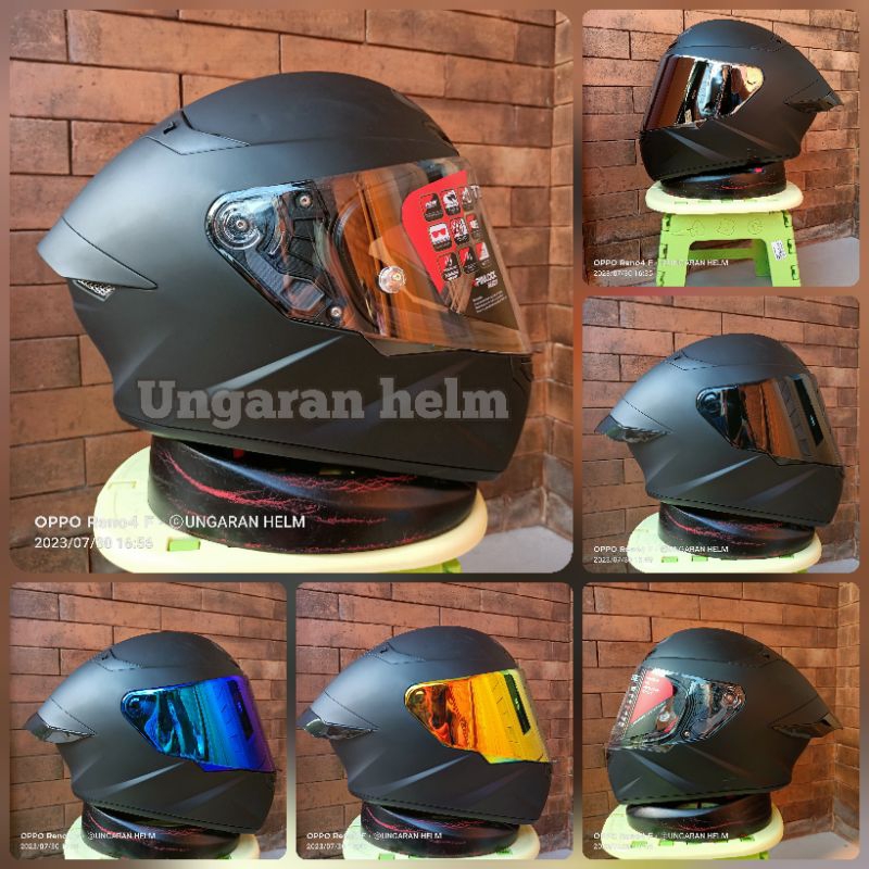 Jual Helm KYT TT Course Solid Black Doff TTC Black Matt | Shopee Indonesia