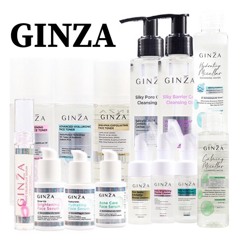 Jual GINZA Skincare All Series / Cream / Cleansing / Toner / Serum ...