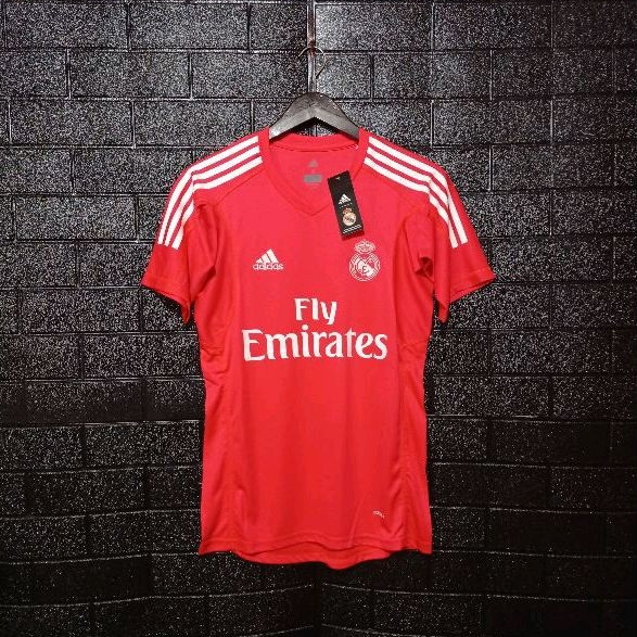 Jual RMA REAL RM MADRID GOALKEPEER ORANGE _ JERSEY BAJU BOLA GO BNWT ...