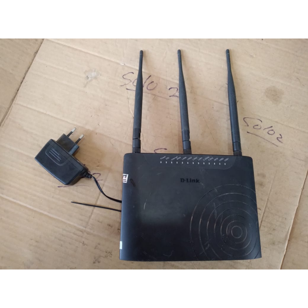 Jual bekas DLINK Dual Band Wireless Modem Router DSL-2877AL normal ...