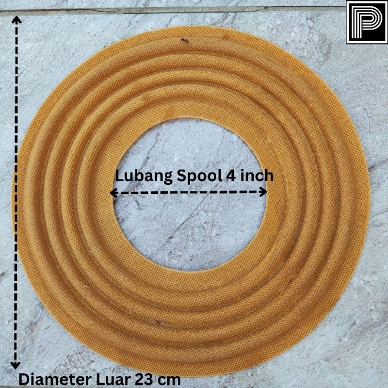 Jual DAMPER SPEAKER / DEMPER SPEAKER | DIAMETER LUAR 23,5 CM LUBANG ...