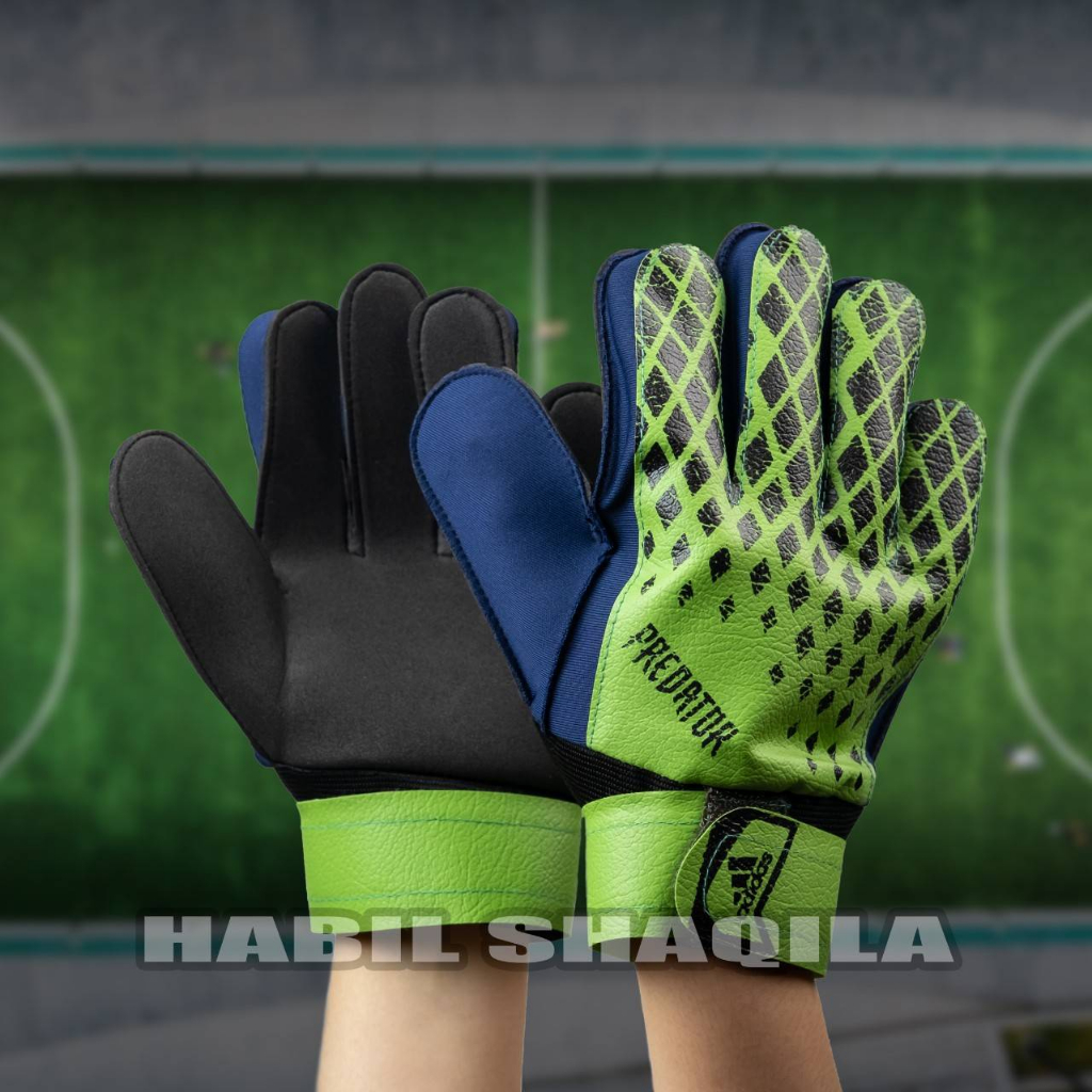 Jual Sarung Tangan Kiper Anak Predator Sepak Bola dan Futsal Tanpa ...