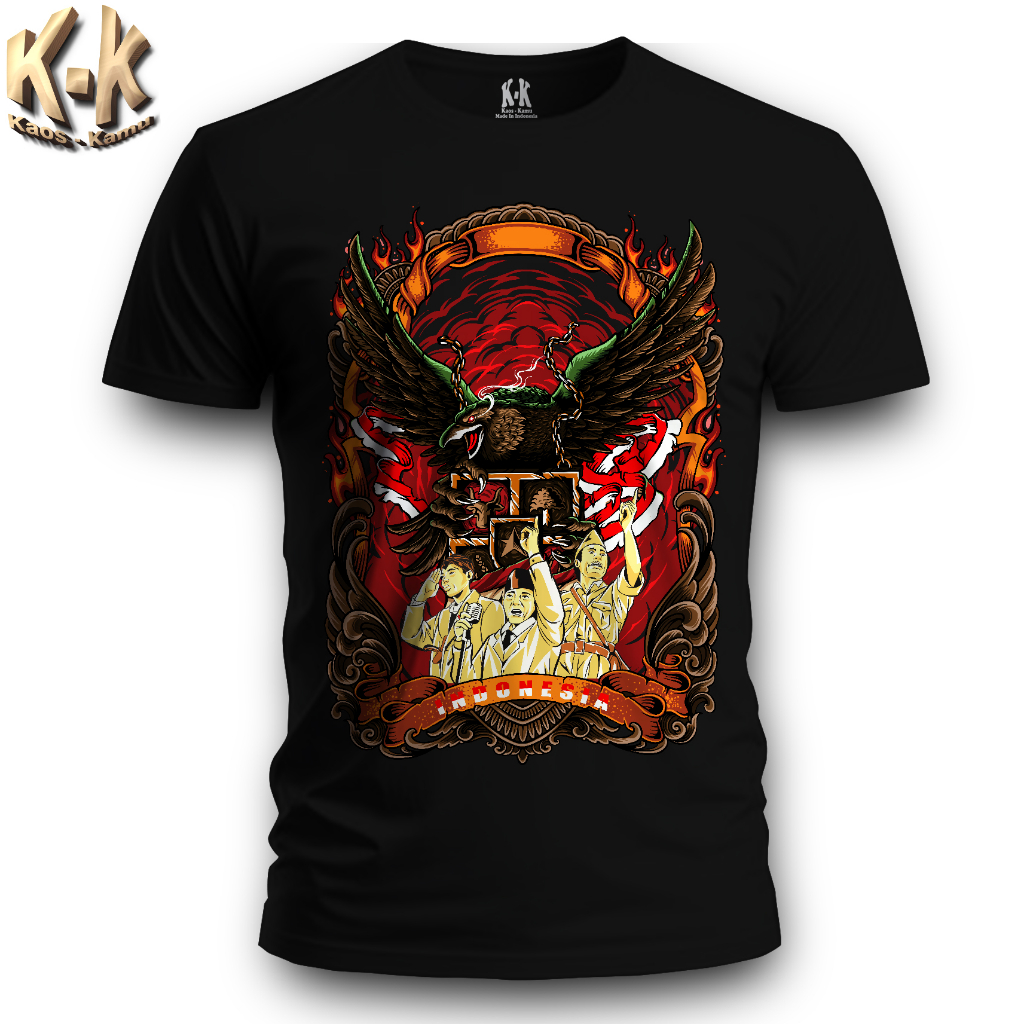 Jual T-Shirt Burung Garuda Indonesia & Sang proklamator | Cotton 24s ...