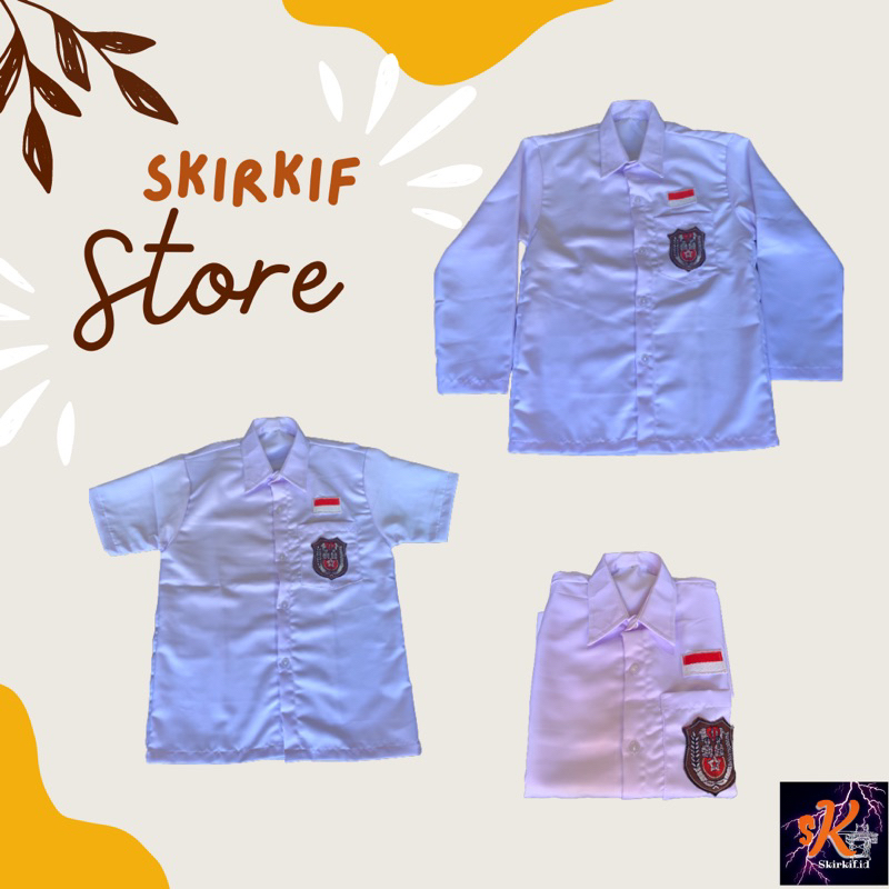 Jual BAJU Seragam Sekolah SD PENDEK/PANJANG Semi PROF | Shopee Indonesia