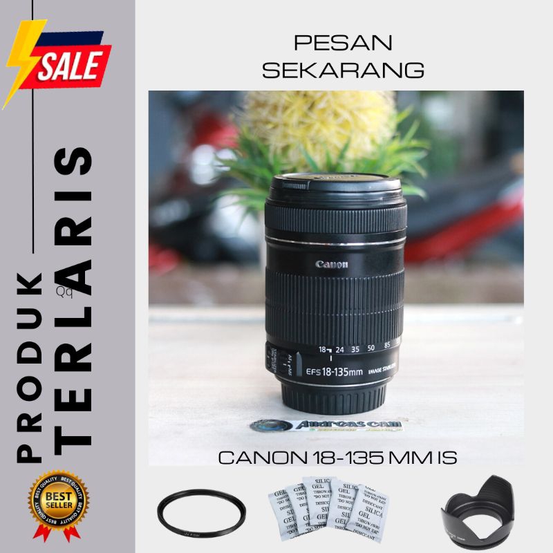 Jual LENSA CANON 18-135MM IS CANON 18 135MM SAPU JAGAT MULUS TINGGAL ...