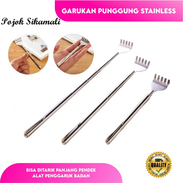Jual Alat Penggaruk Garuk Punggung Stainless Steel Bisa Dipanjangkan ...