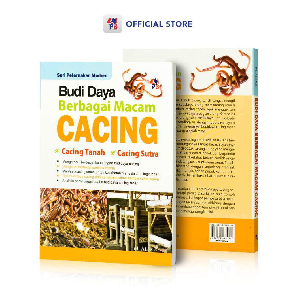 Jual Buku Budidaya Berbagai Macam Cacing / Pustaka Baru Press - PB ...