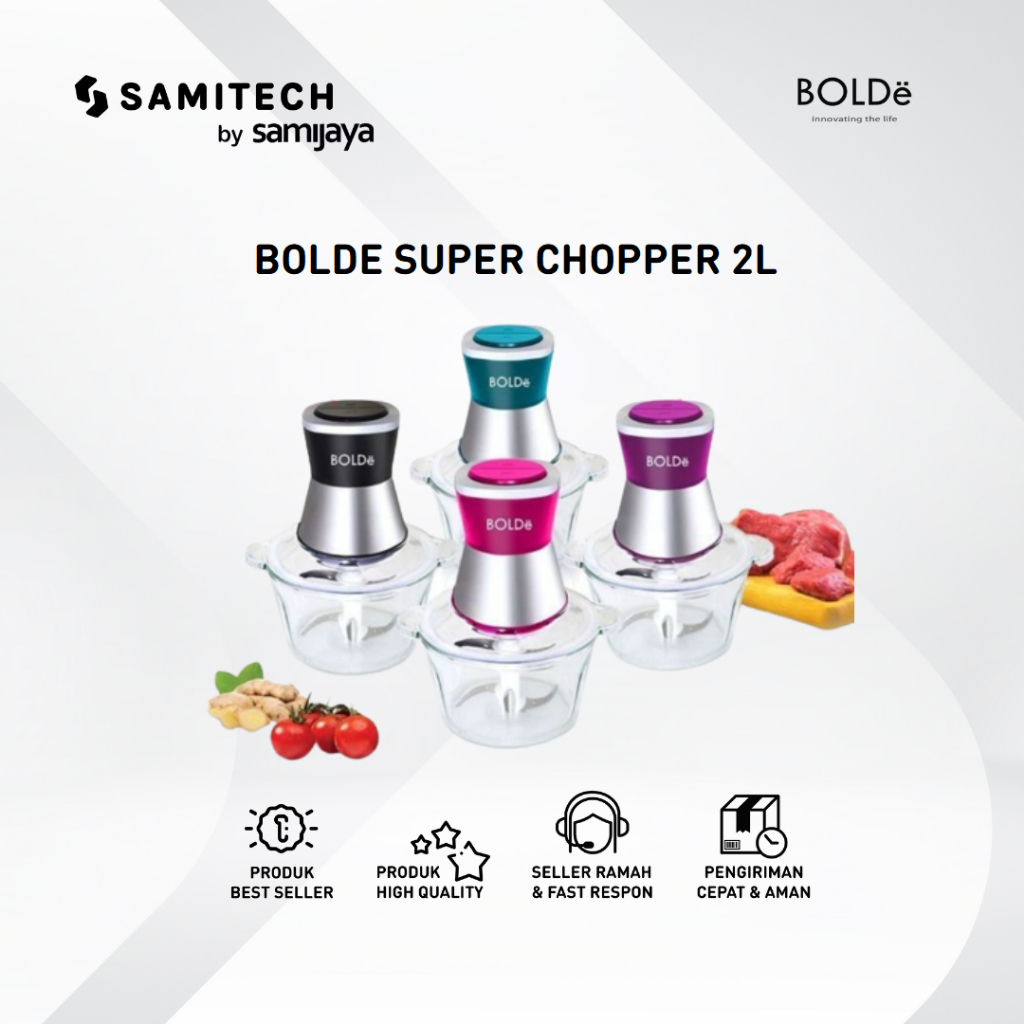 Jual BOLDE SUPER CHOPPER 2 LITER BERGARANSI WARNA RANDOM | Shopee Indonesia