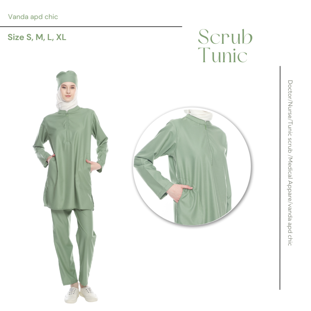 Jual BAJU OKA TUNIK/BAJU JAGA/BAJU PERAWAT/SERAGAM DOKTER/SCRUB MEDIS ...