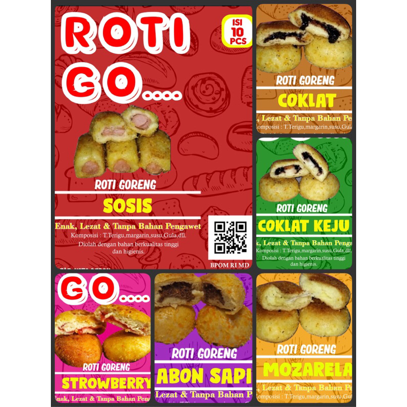 Jual Roti Go - Roti Goreng Isi 10 ( Frozen ) | Shopee Indonesia