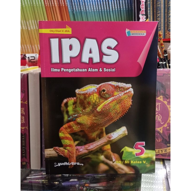 Jual BUKU IPAS UNTUK KELAS 5 SD /MI KURIKULUM MERDEKA PENERBIT YUDISTIRA | Shopee Indonesia