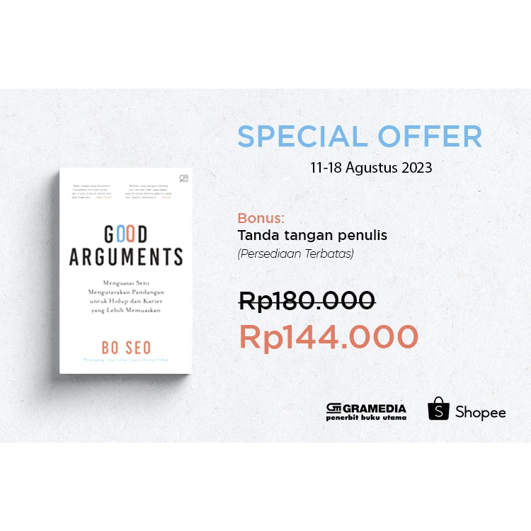 Jual GPU - Good Arguments (Bo Seo) Reguler | Shopee Indonesia