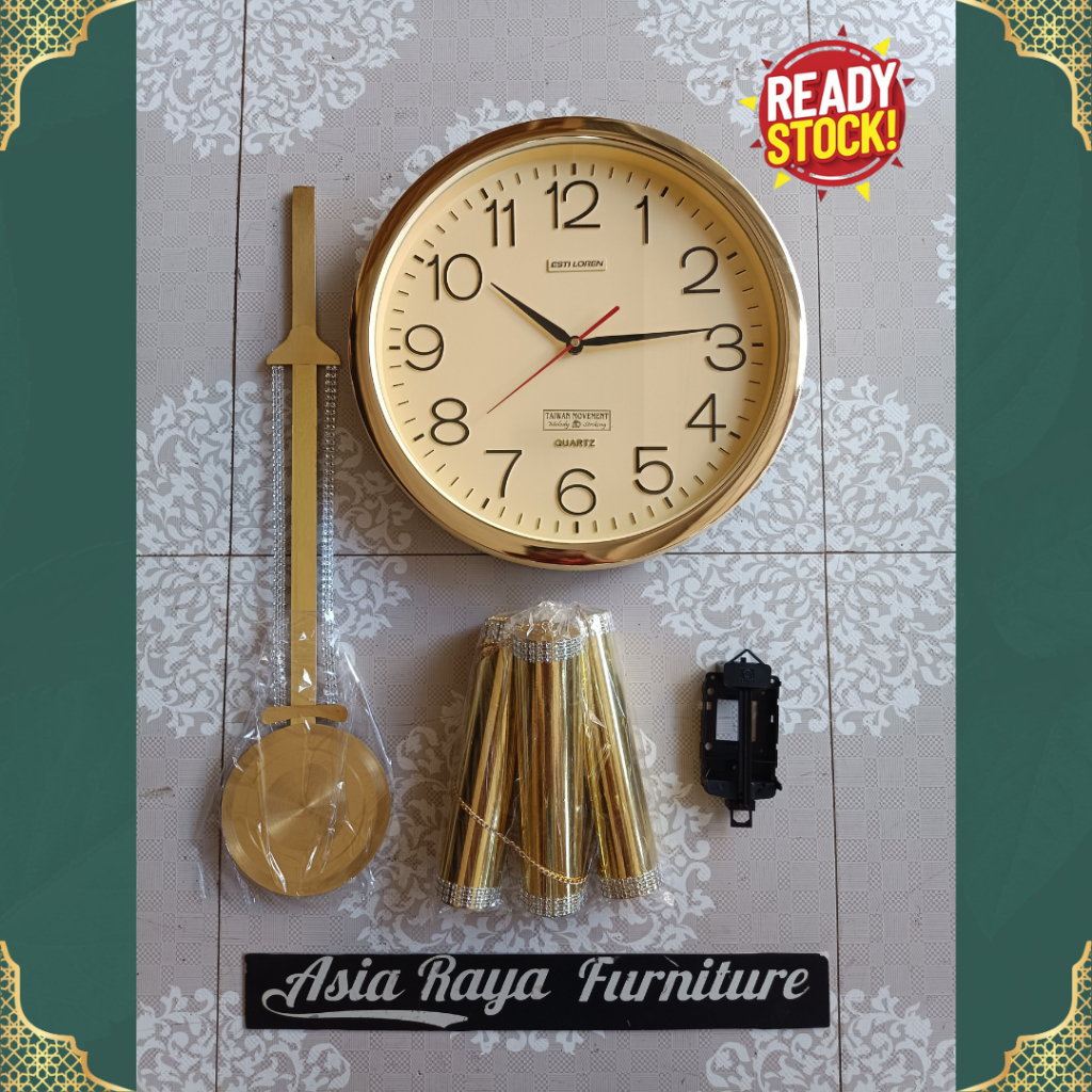 Jual Mesin Almari Jam Hias Bandul Diameter 36cm | Shopee Indonesia