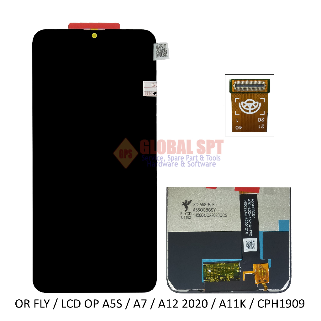 Jual LCD TOUCHSCREEN OPPO A5S / A7 / A12 2020 / 3 / A11K / CPH1909 ...