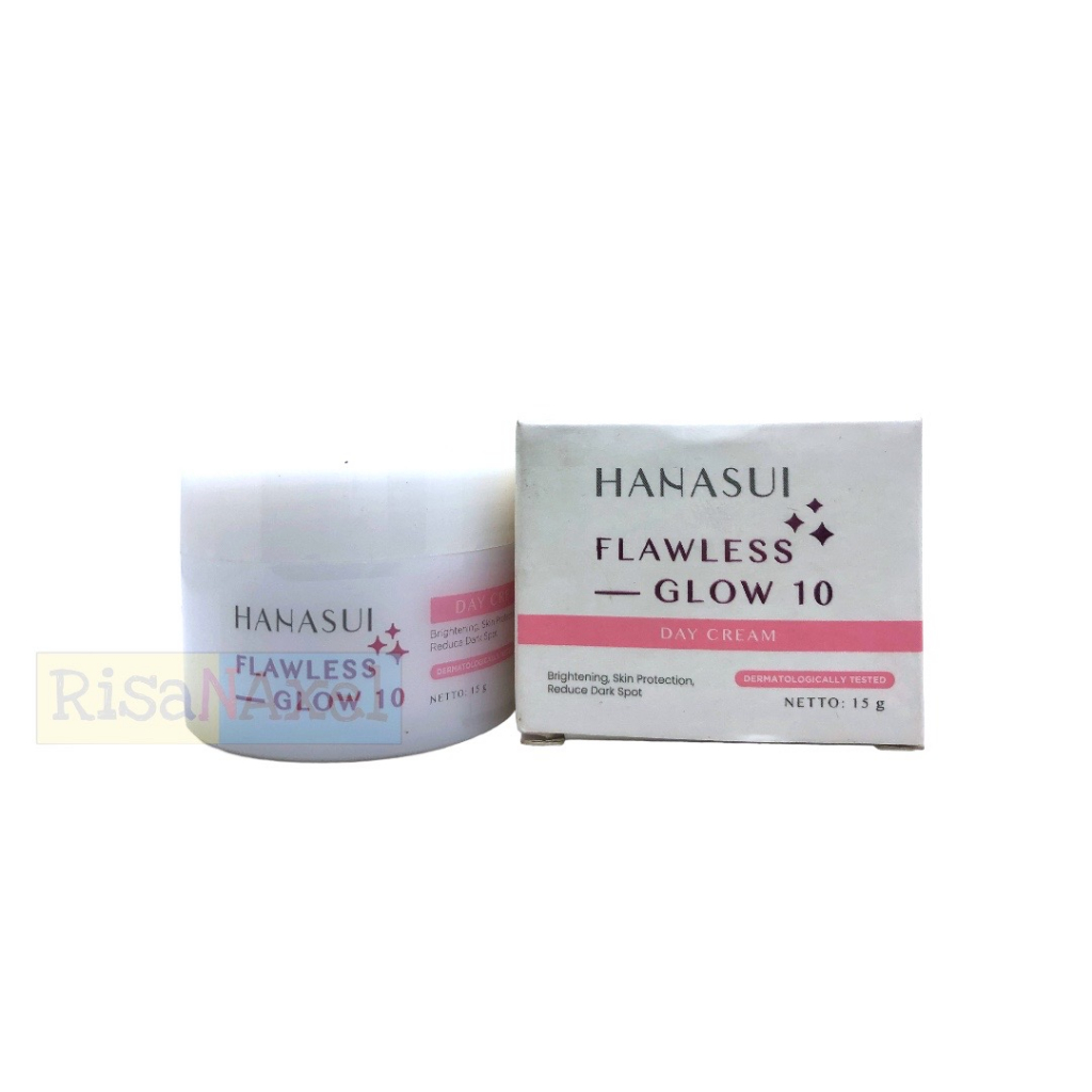 Jual Hanasui Flawless Glow 10 Day Cream 15gr | Shopee Indonesia