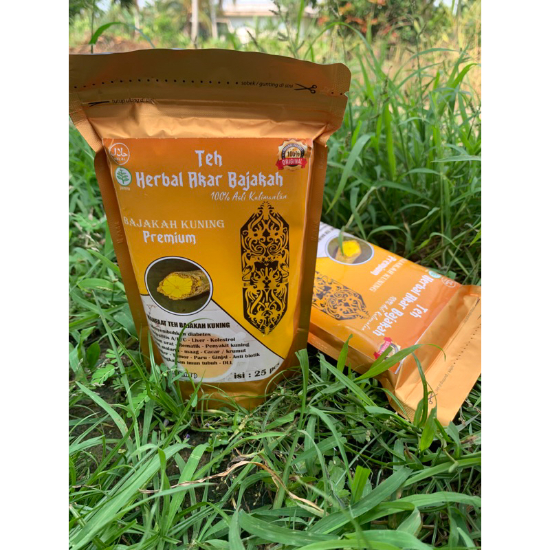 Jual Teh herbal akar bajakah kuning premium isi 25pcs | Shopee Indonesia